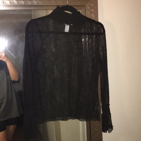Forever 21 | Tops | Nwt Long Sleeve Sheer Top With Tank Lining M | Poshmark
